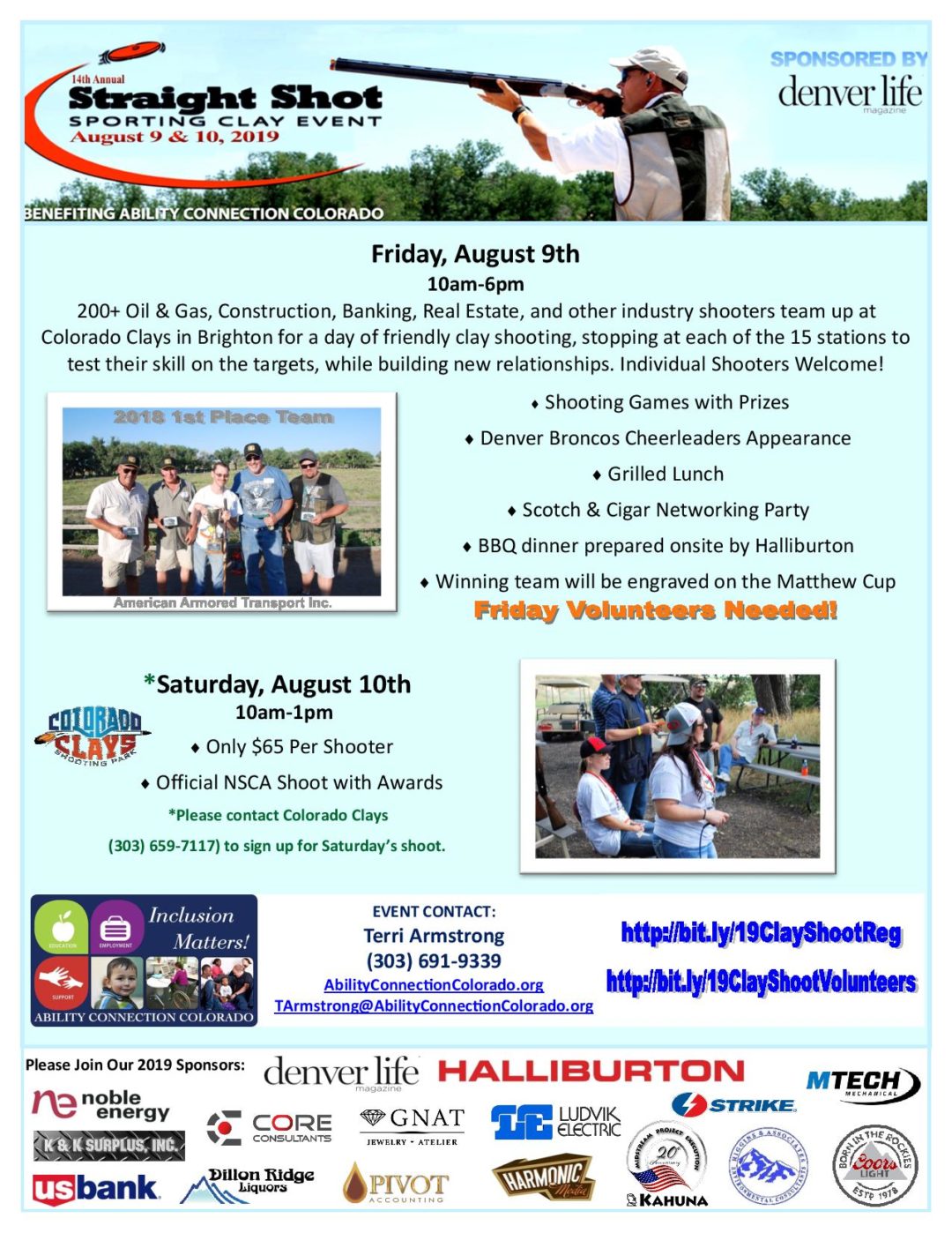 14th Annual Ability Connection Colorado Straight Shot Sporting Clays ...